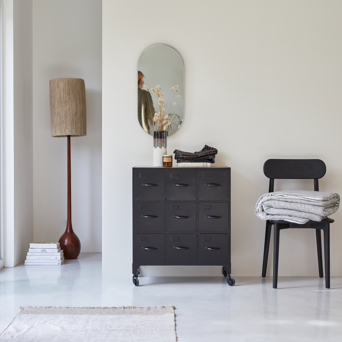 Metal chest of drawers Industrial style chest of 9 drawers sale Tikamoon