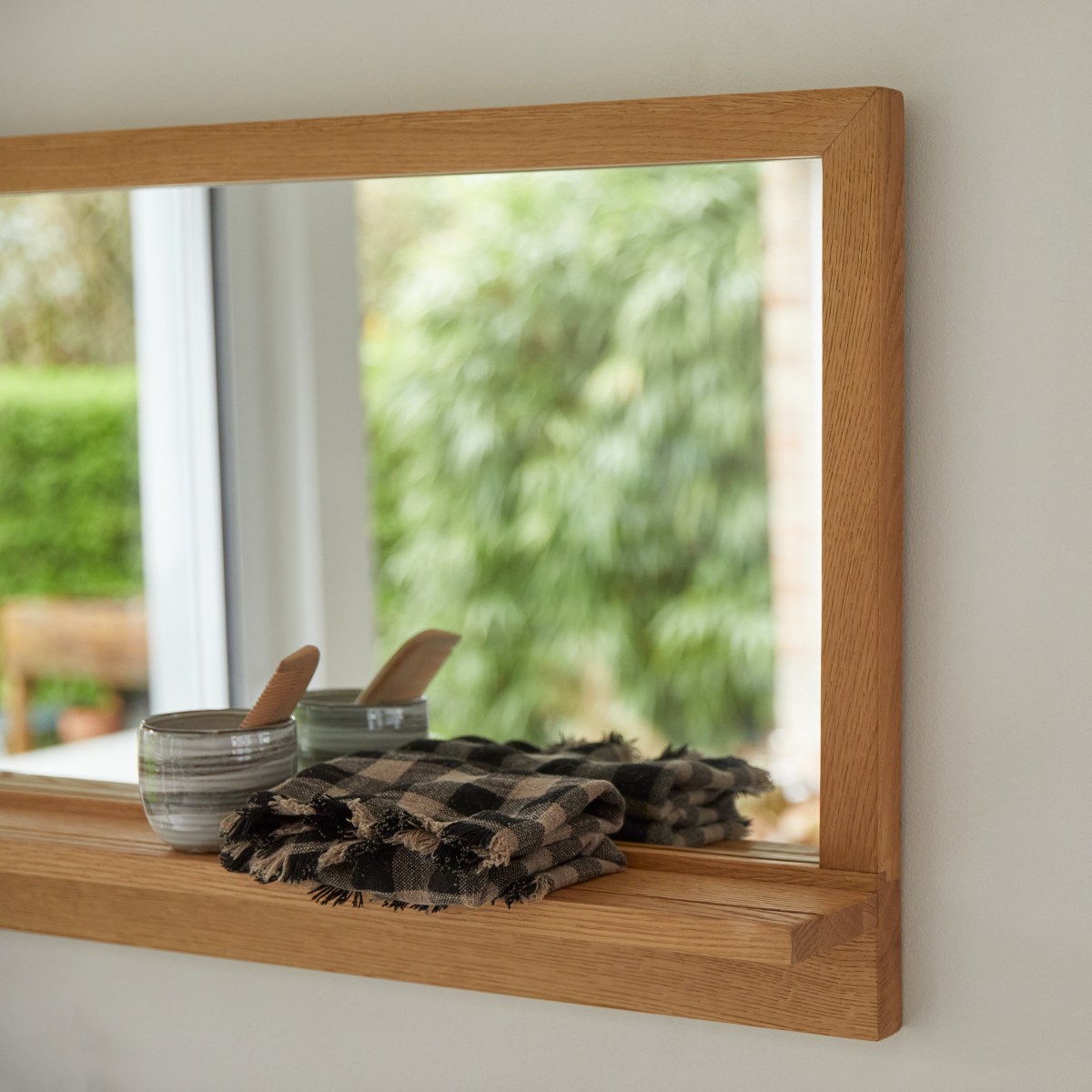 Easy Solid oak Mirror 120x50 cm