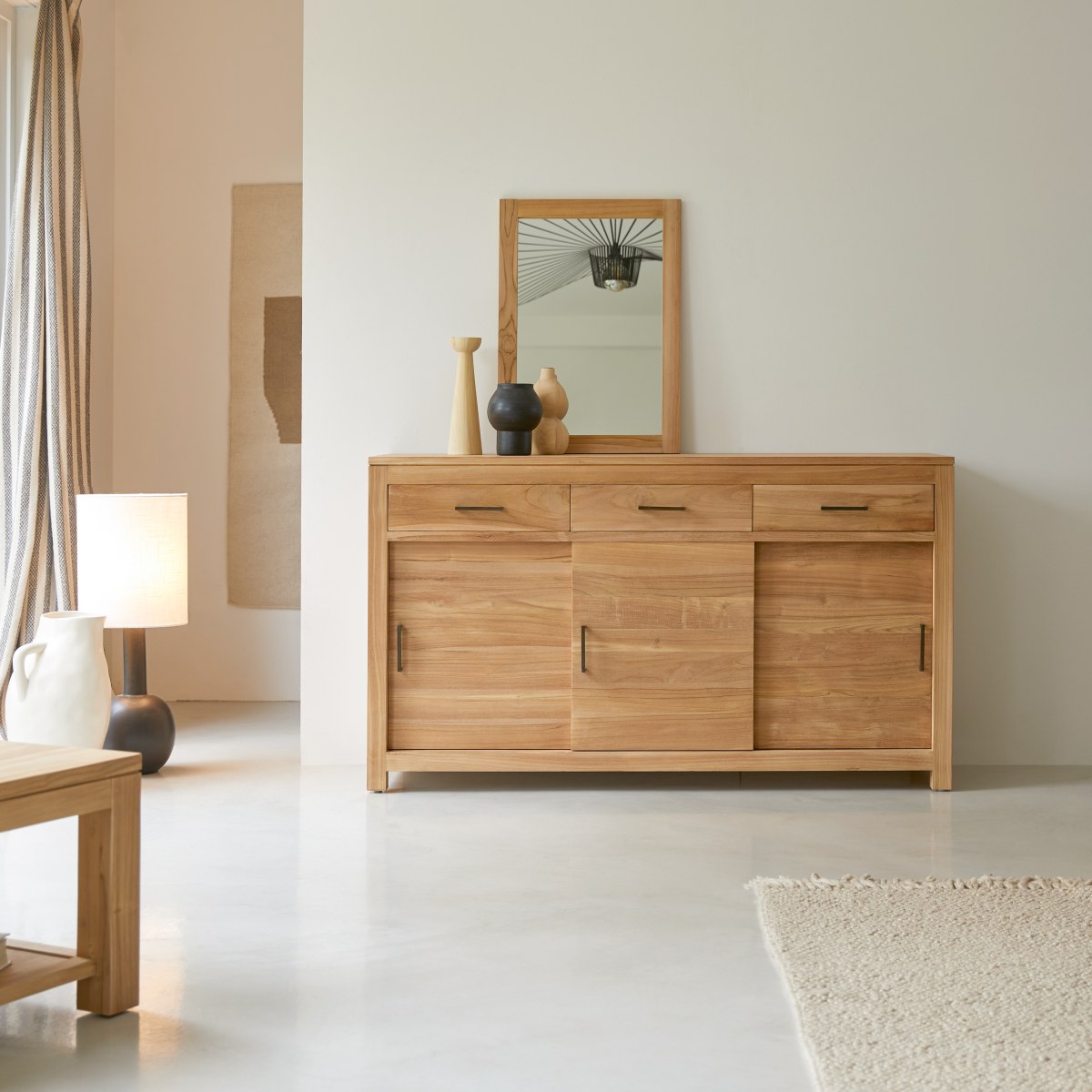 Buffet aus Teak 150 cm - Esszimmer / Sideboards & Buffets - Tikamoon