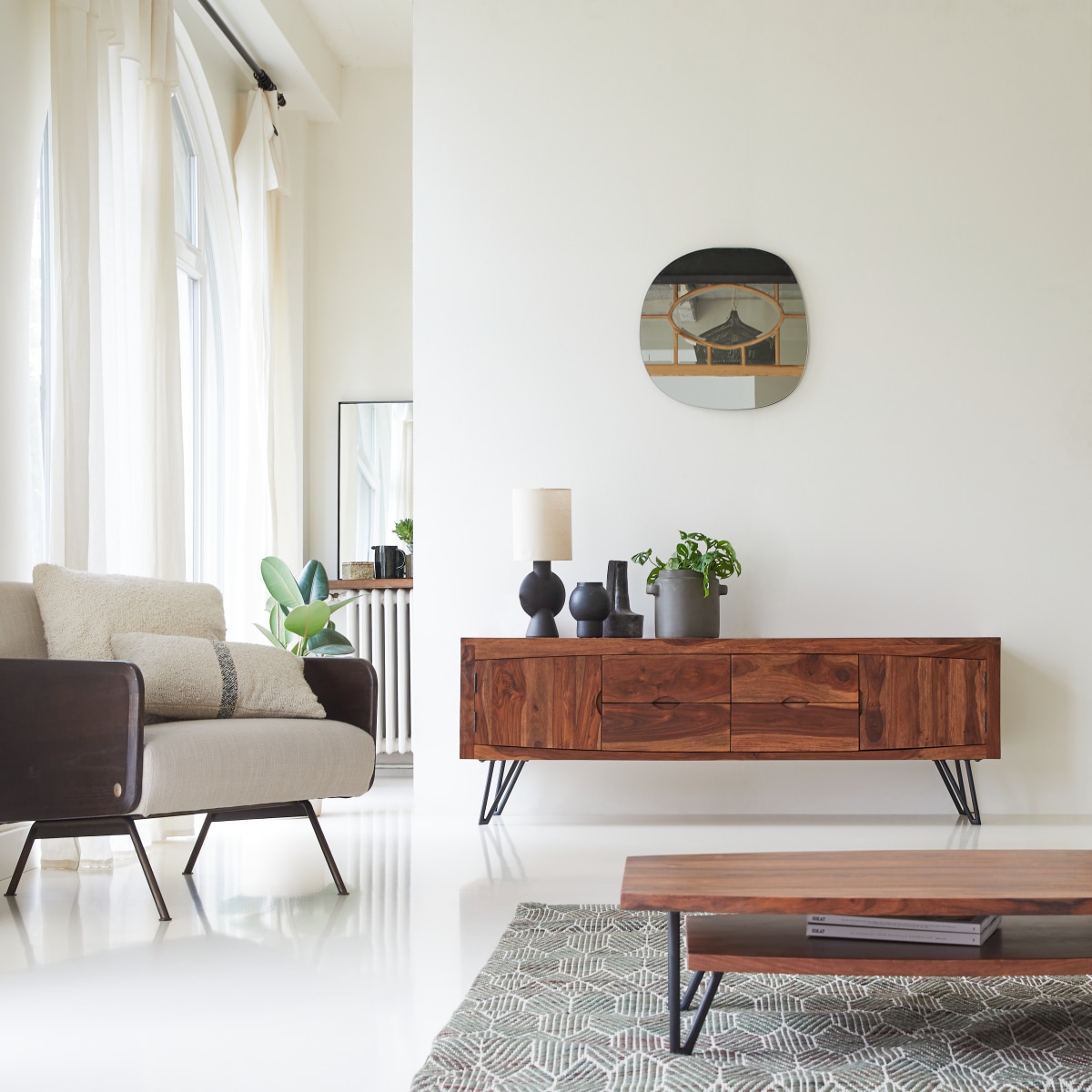 Bonnie Solid sheesham TV unit 180 cm