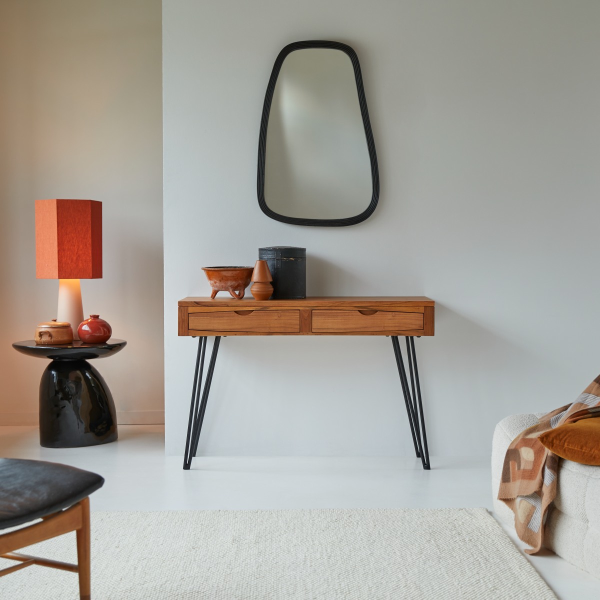 Bonnie Solid acacia console table