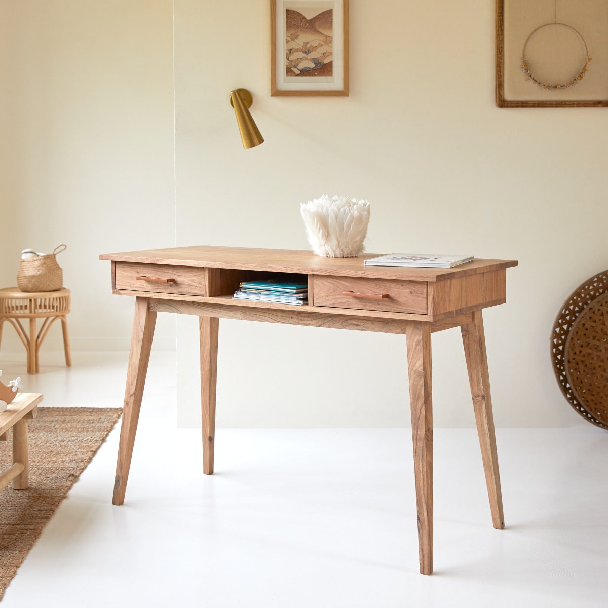 Kids desk with drawers store