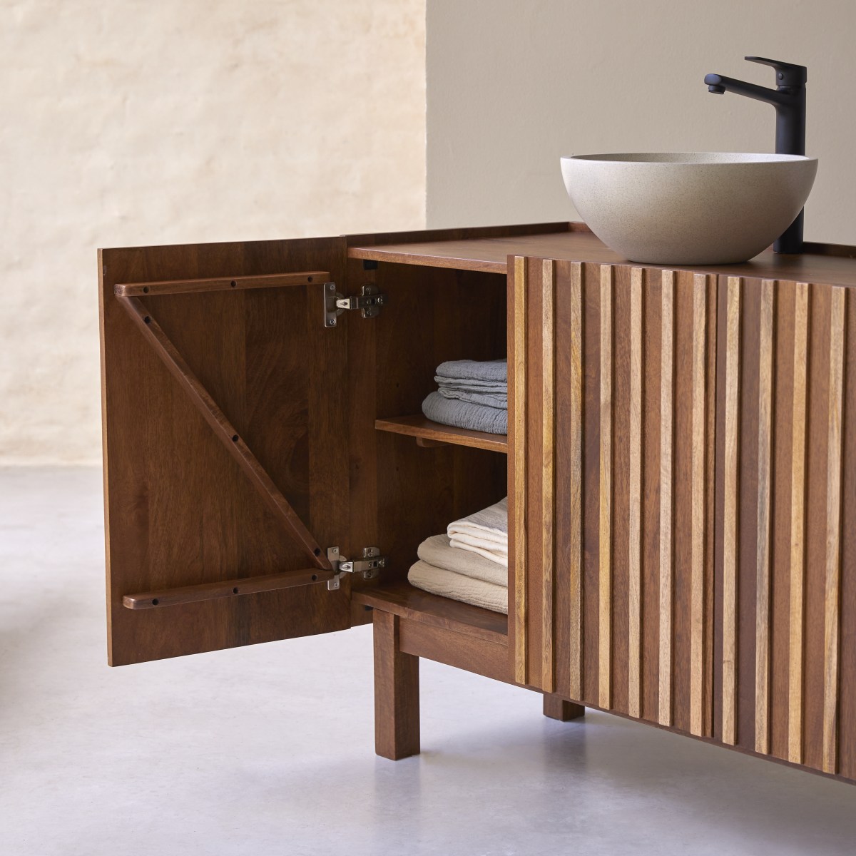 Single wood vanity store
