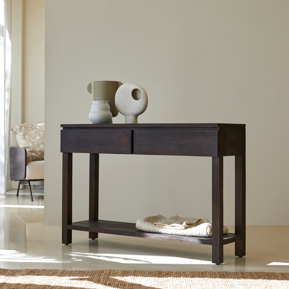 Eva Solid mahogany Console table