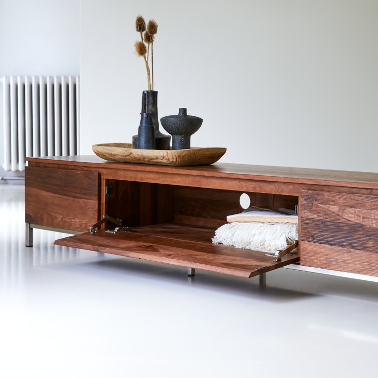 Sheesham TV stand Nova Television furniture sale at Tikamoon