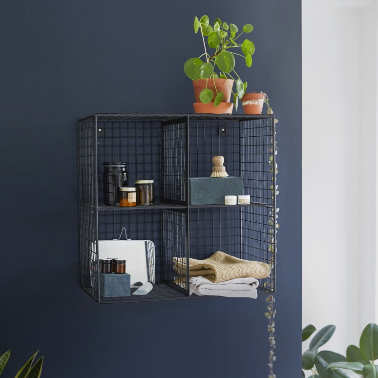 Metal bathroom Shelf Bathroom Shelving Tikamoon