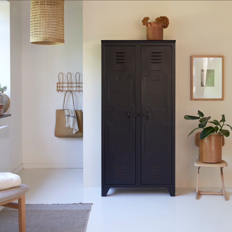 Metal Cupboard range 2 door cupboards Tikamoon