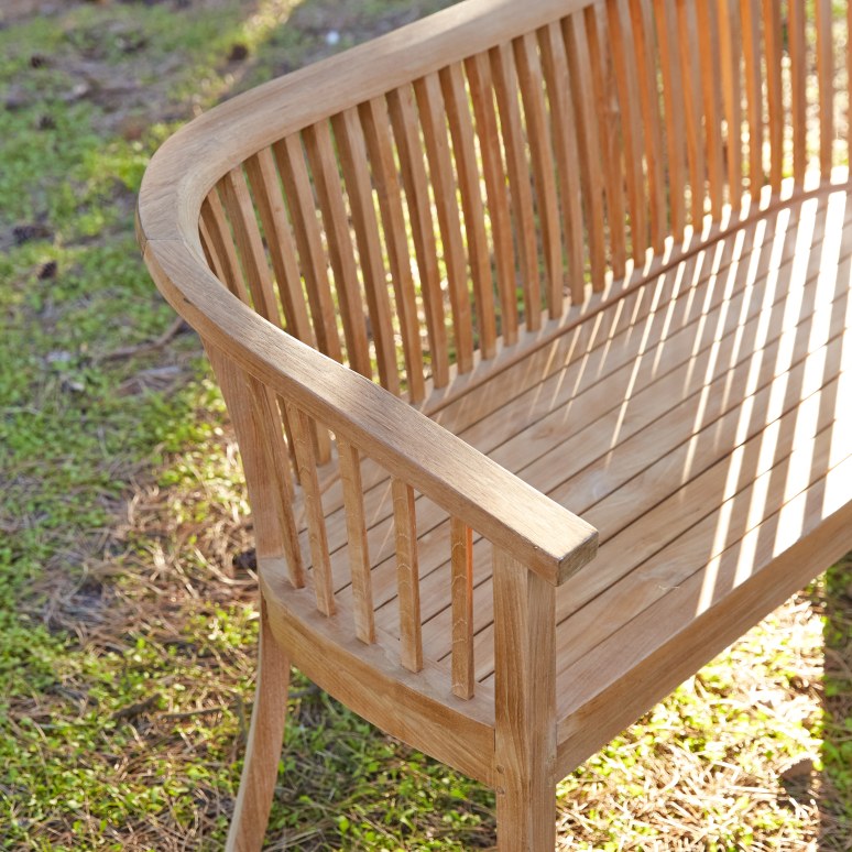 2 3 person teak garden bench Ernest sale of outdoor furniture Tikamoon