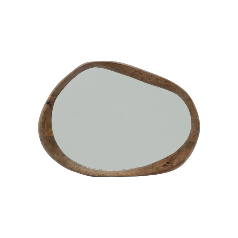 Espejo de mango 30 x 40 cm - Accesorio decorativo para el salón - Tikamoon